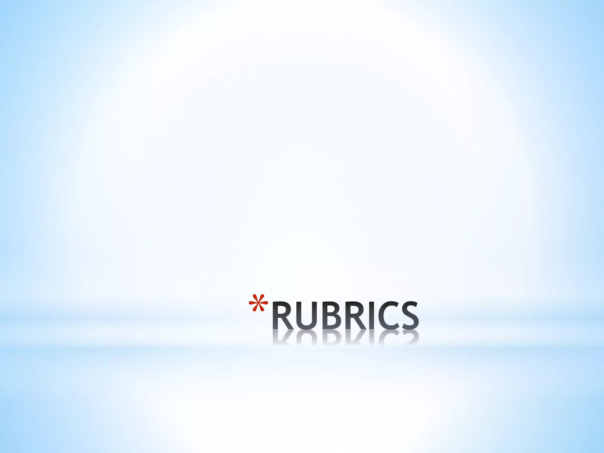 Rubrics Pptx