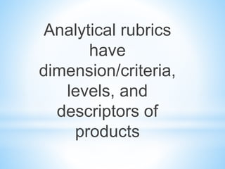 Rubrics | PPT