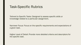 Rubrics discussion and sample and notes.pptx