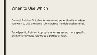 Rubrics discussion and sample and notes.pptx