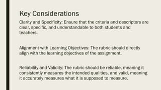 Rubrics discussion and sample and notes.pptx