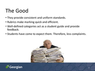 Rubrics: the good, the bad, the ugly | PPTX