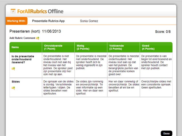 De Rubrics-app: de kunst van eenvoudig feedback geven en objectief beoordelen - Joris Remmers ...
