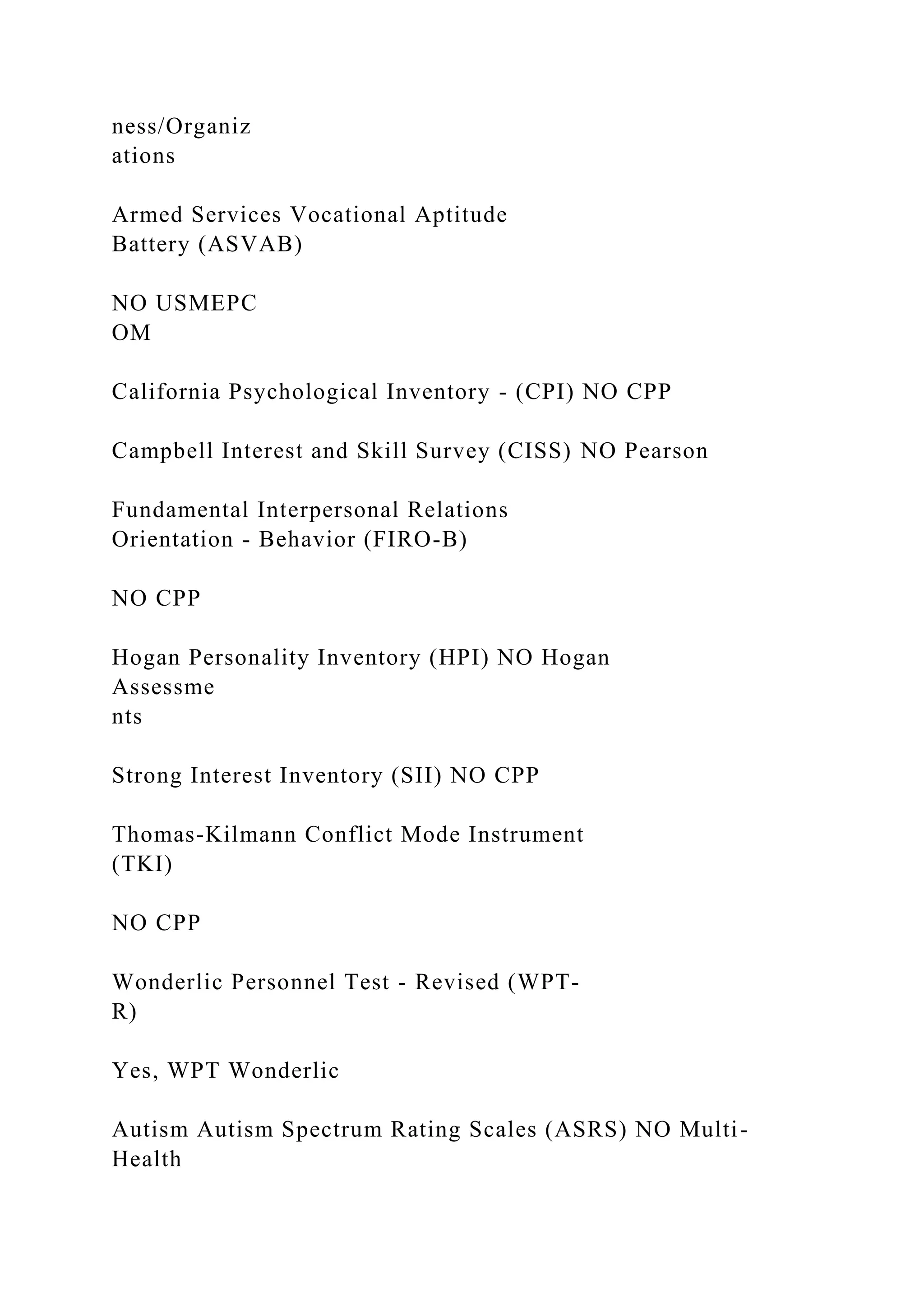 RUBRICSCRITERIA 1Evaluate the purpose for testing, the content.docx