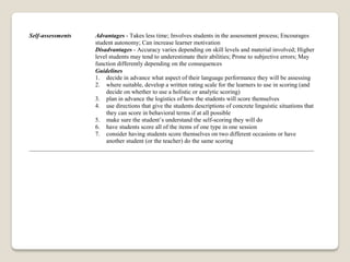 Developing Rubrics for Language Assessment with Dr. JD Brown | PDF