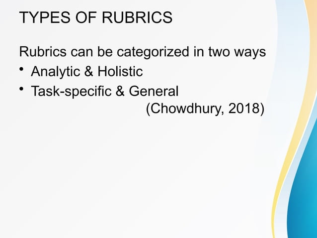 Rubrics presentation by Syed Muhammad Jawad ul Hassan.pptx Rubrics presentation by Syed Muhammad Jawad ul Hassan.pptx