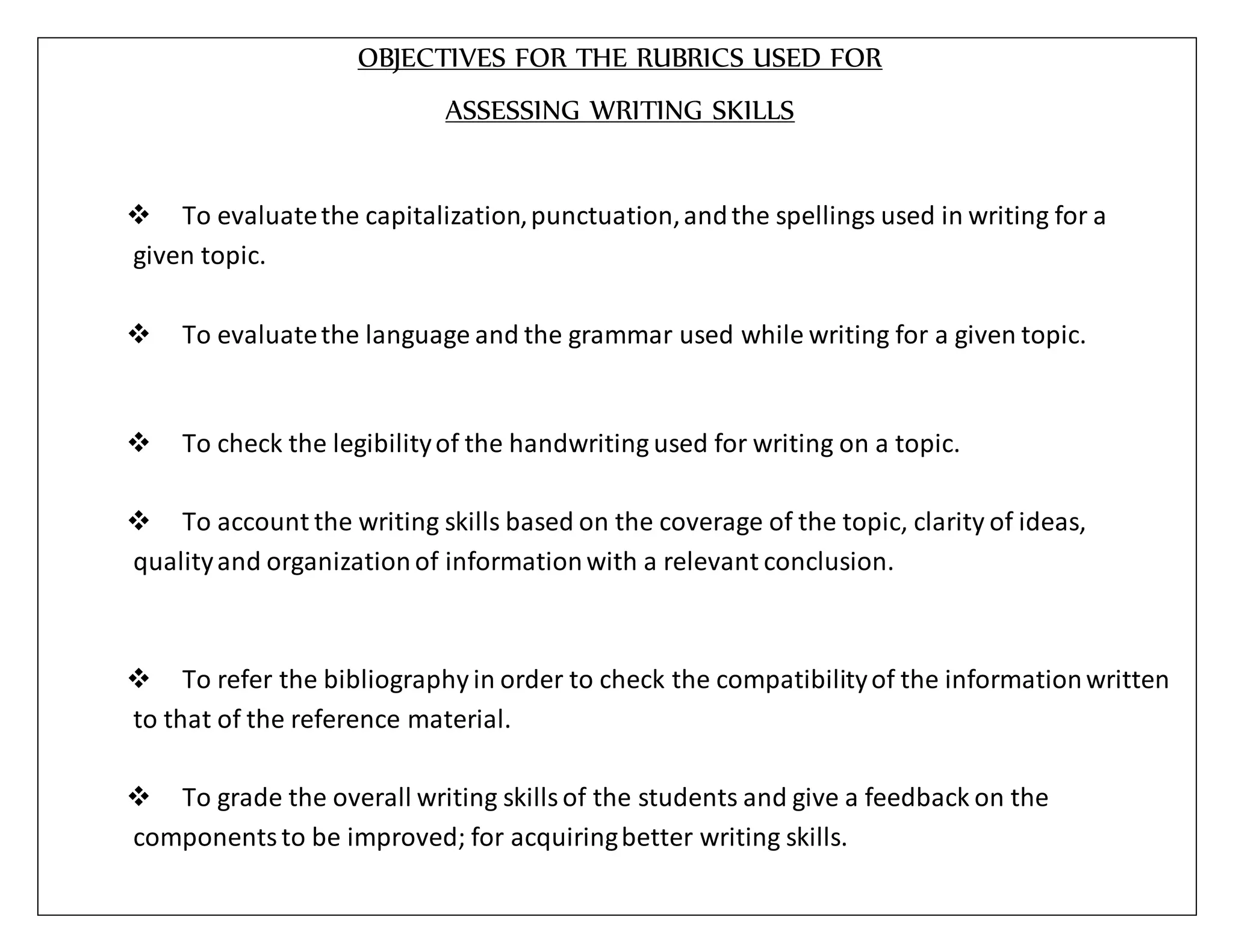 RUBRICS TOOL BY SH | PPT