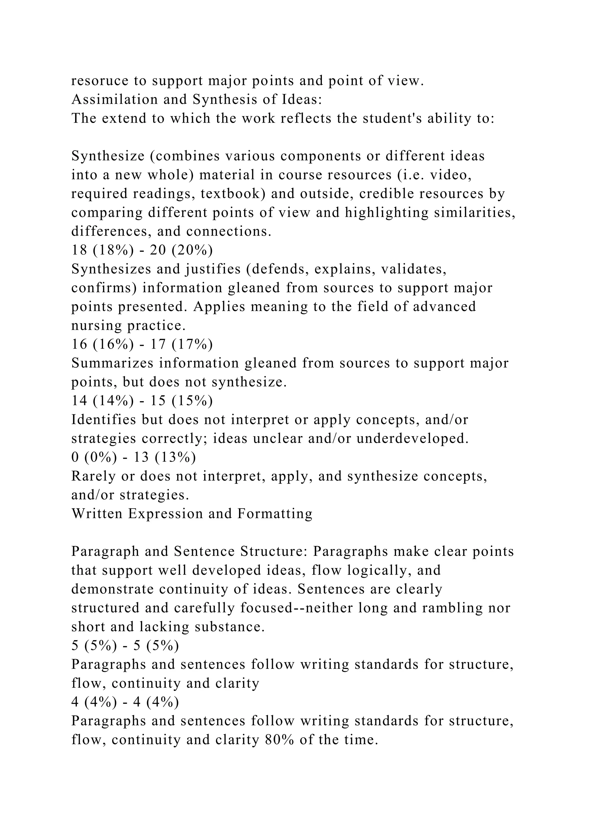 Rubric to follow for week 10 Assignment pathophysiology.Ex.docx