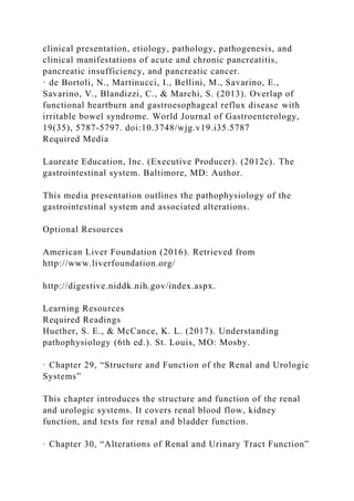 Rubric to follow for week 10 Assignment pathophysiology.Ex.docx