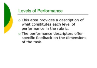 Rubric Workshop | PDF