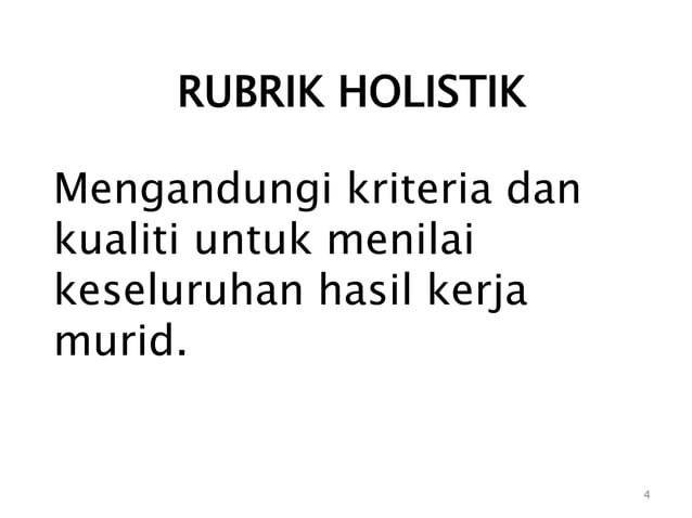 Rubrik | PPT