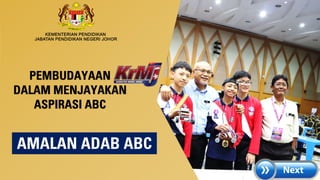 RUBRIK ADAB ABC KRMJ NEGERI JOHOR TAHUN 2023 | PDF