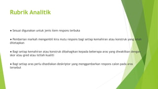 Rubrik Analitik dan Holistik.pptx