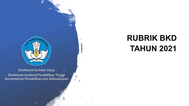 Rubrik BKD 2021 | PDF