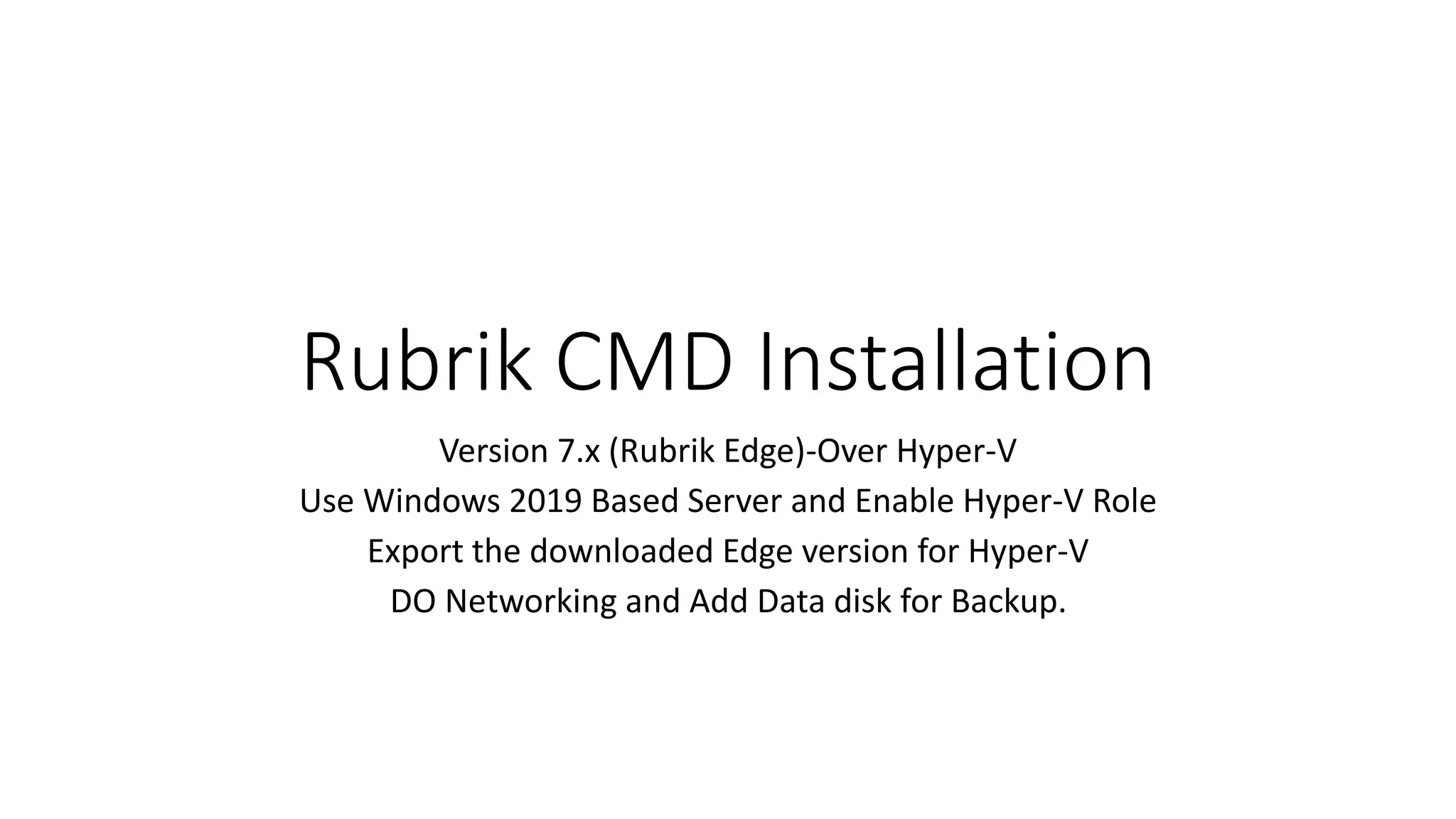 Rubrik CMD Installation (1).pptx