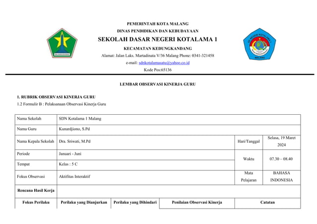 RUBRIK OBSERVASI pmm sekolah dasars.docx