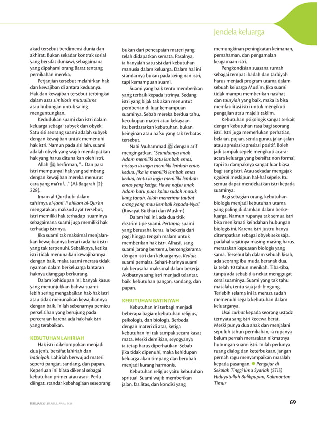 Rubrik Parenting - Jendela Keluarga Majalah Hidayatullah | PDF