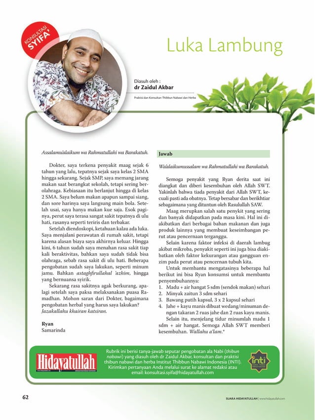 Rubrik Parenting Jendela Keluarga Majalah Hidayatullah | PDF