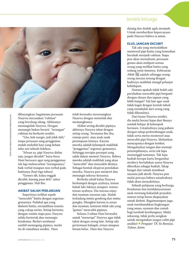 Rubrik Parenting Jendela Keluarga Majalah Hidayatullah | PDF