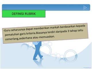 Rubrik slaid | PPT
