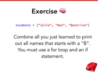 Ruby for Beginners | PDF