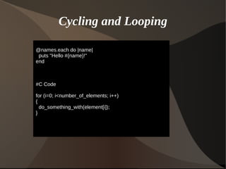 Introduction to Ruby | PDF | Programming Languages | Computing