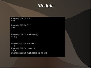 Introduction to Ruby | PDF | Programming Languages | Computing
