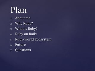 Why Ruby? | PPTX