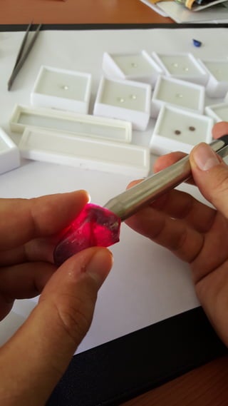 Natural Ruby Rough from Cambodia 93.26 ct. Unheated / Untreated | PDF