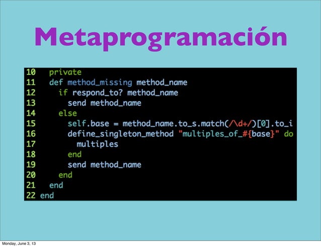 Ruby como-lenguaje-de-programacion | PPT