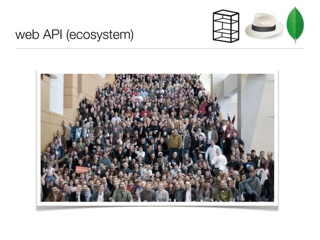 Constructing Web APIs with Rack, Sinatra and MongoDB | PPT