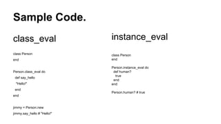 Ruby Metaprogramming | PPT