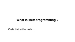 Ruby Metaprogramming | PDF