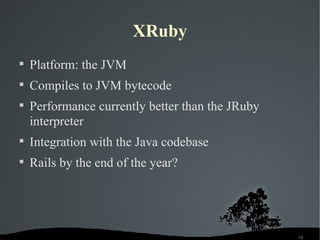 Ruby Past, Present, Future | PPT