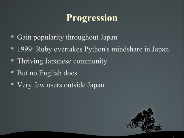 Ruby Past, Present, Future | PPT