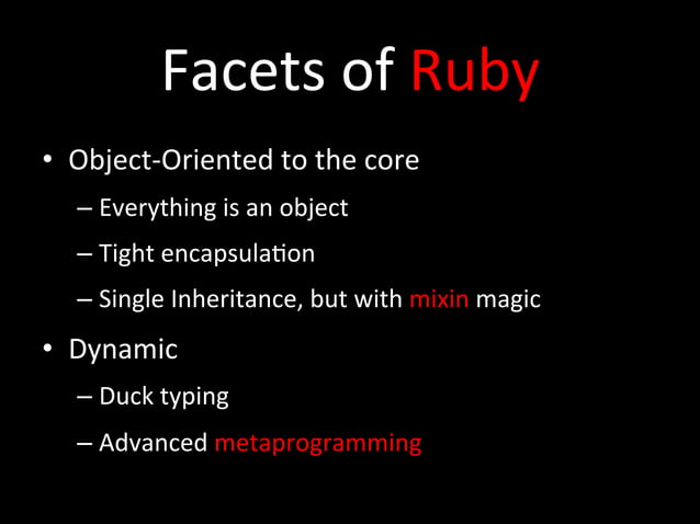 What is Ruby? | PPT