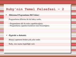 Ruby Programlama Dili | PPT
