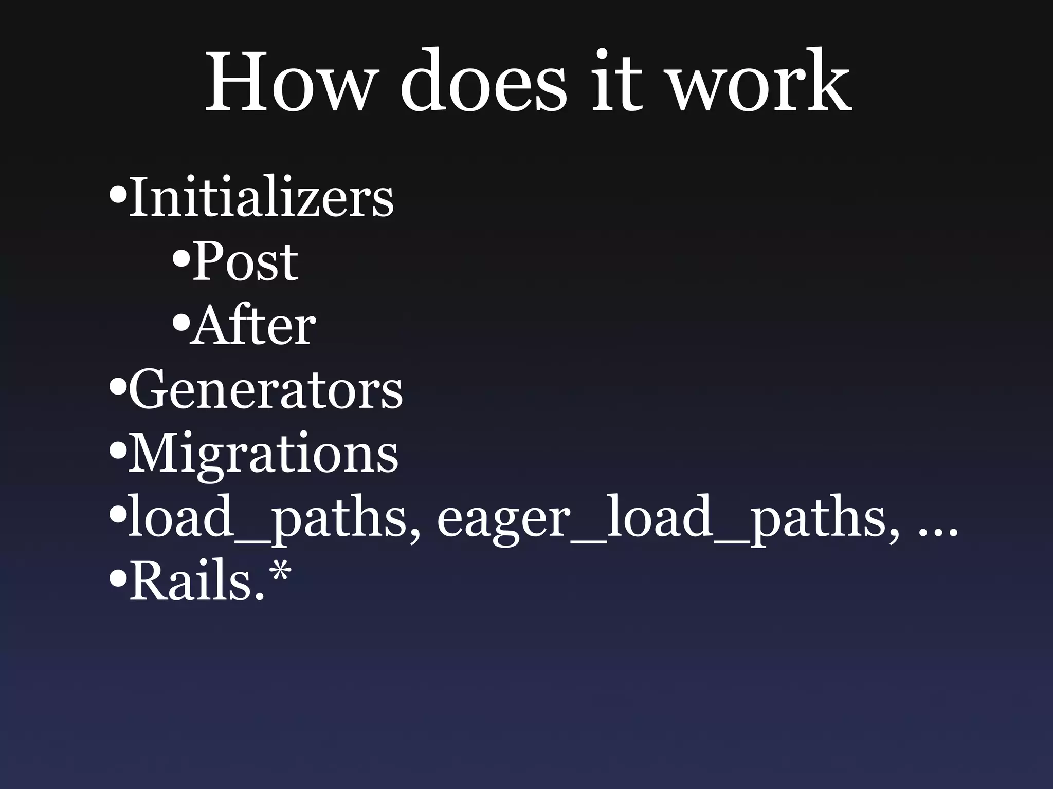 Ruby Software Architecture | PPT