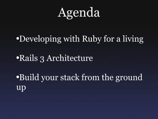 Ruby Software Architecture | PPT