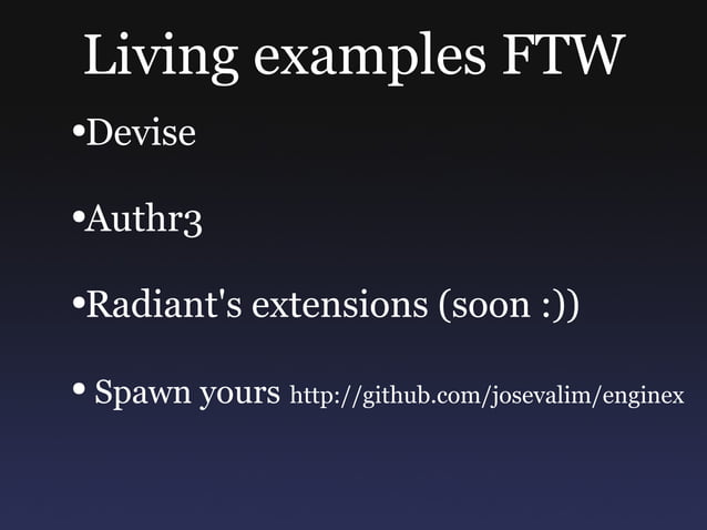 Ruby Software Architecture | PPT