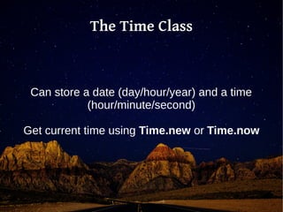 Ruby Time & Date | PPT
