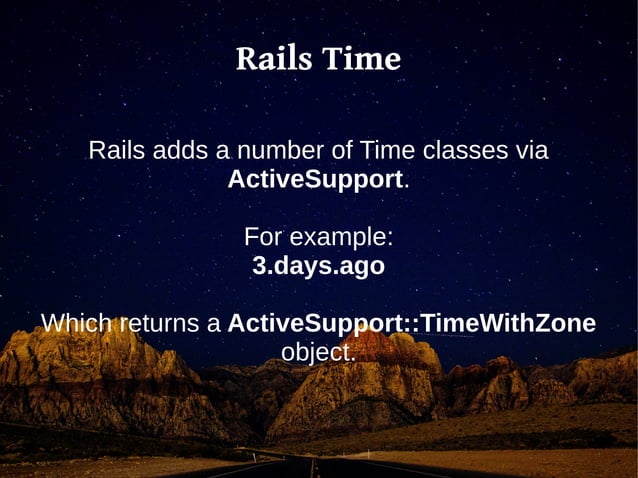Ruby Time & Date | PPT