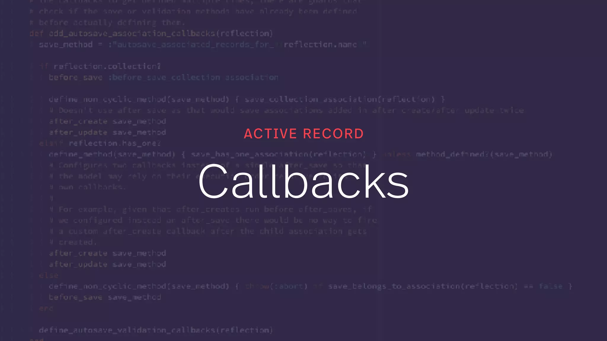 Replacing ActiveRecord callbacks with Pub/Sub | PPT