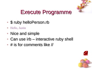 Introduction to Ruby | PDF