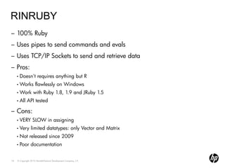 Ruby and R | PPT