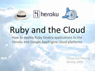 Ruby And The Cloud | PPT
