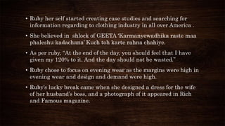 Ruby ashraf precious formals | PPTX