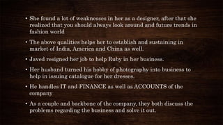 Ruby ashraf precious formals | PPTX