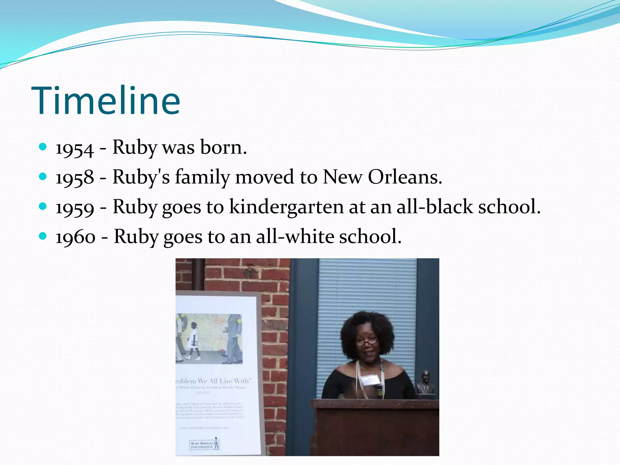 Ruby bridges | PPTX