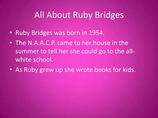 Ruby Bridges | PPT